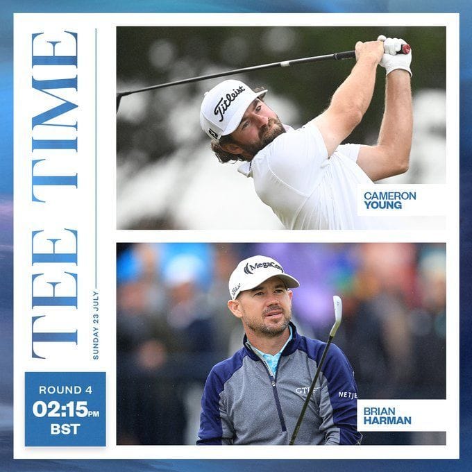 Brian Harman tee time for Final Round at British Open 2023: When will the major leader tee off ...