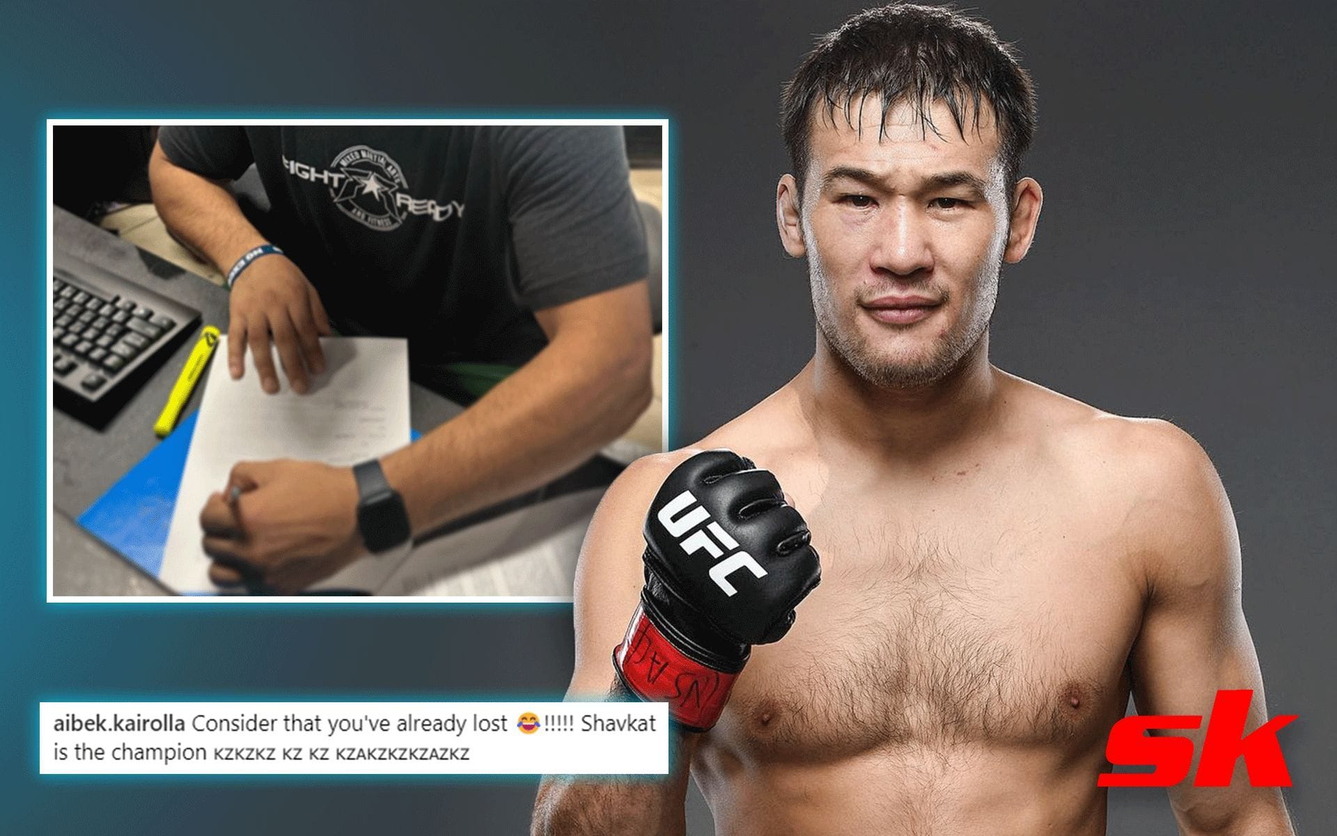 Shavkat Rakhmonov fan army swarms UFC middleweight's career-defining ...