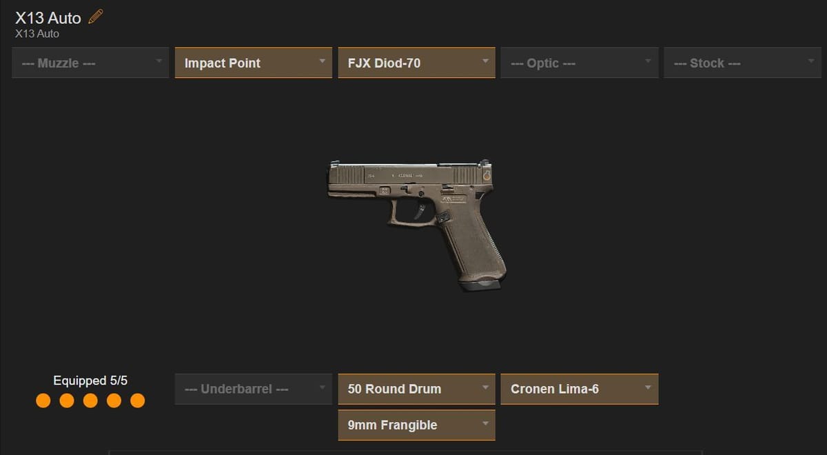 Best X13 Auto loadout for Modern Warfare 2: Class setup, attachments ...