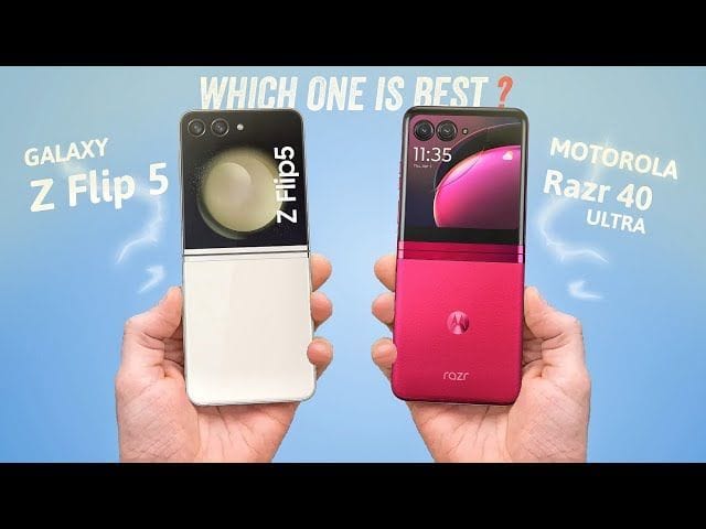 Galaxy Z Flip 5 vs Moto Razr Plus