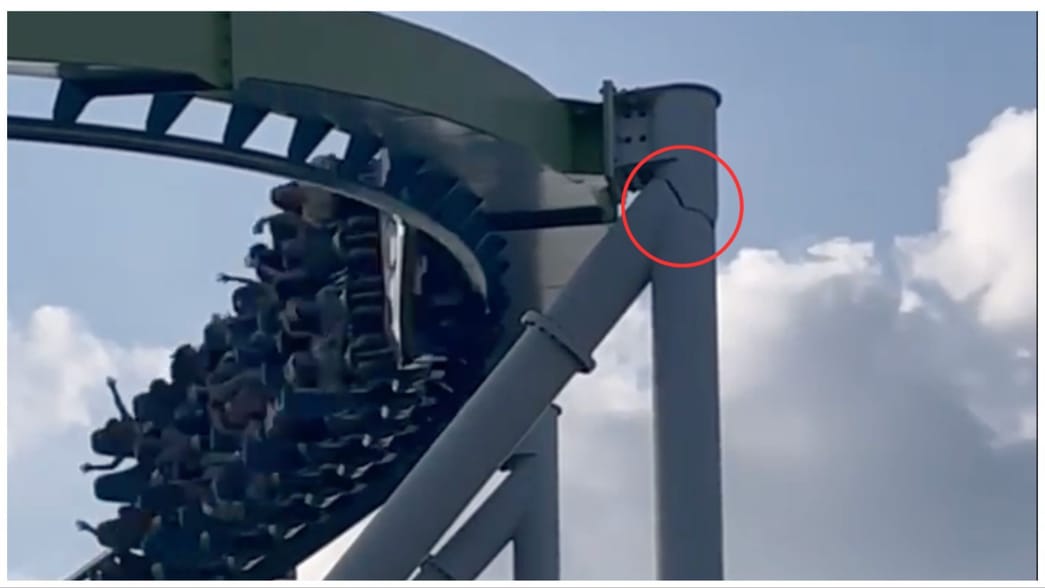 Carowinds: "Sketchy is a understatement": Carowinds amusement park's cracked roller coaster ...