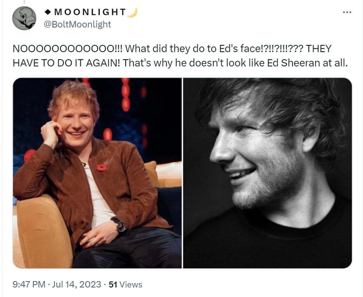 "Was he on a weekend bender": Ed Sheeran's wax figure at German museum ...