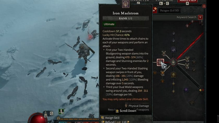 All Diablo 4 Bludgeoning Barbarian skills