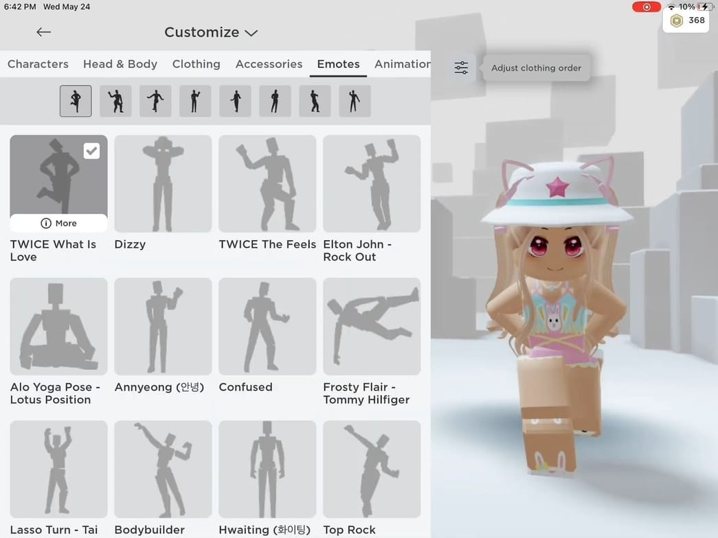How to get the "What is Love" emote in Roblox