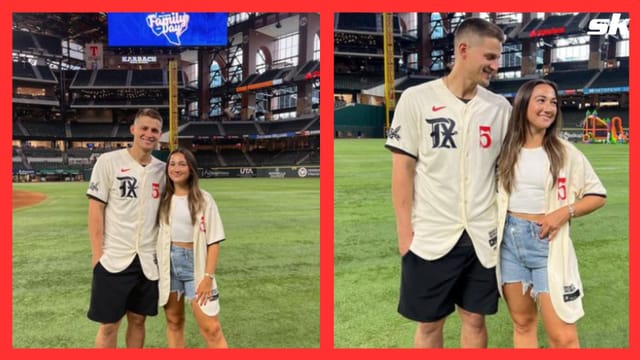 Corey Seager's wife Madisyn beams with pride as he reached a new career ...