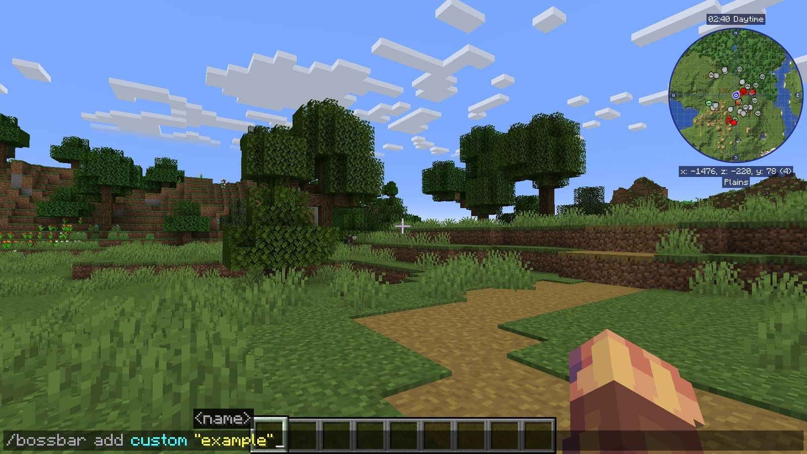 How to add boss bars in Minecraft: Java Edition