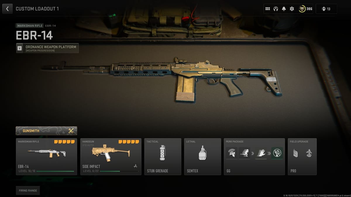 ebr-14: Best EBR-14 loadout for Modern Warfare 2: Class setup ...