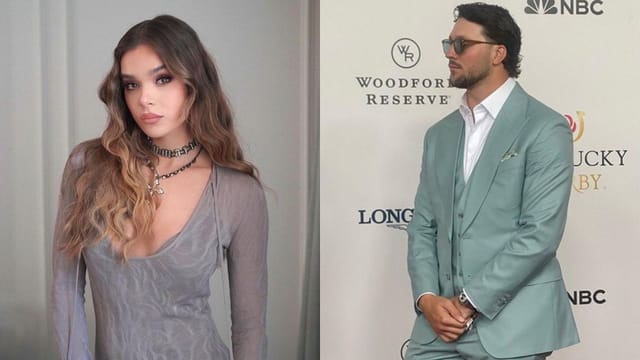 Fans question Josh Allen’s behaviour in pool canoodle with Hailee ...