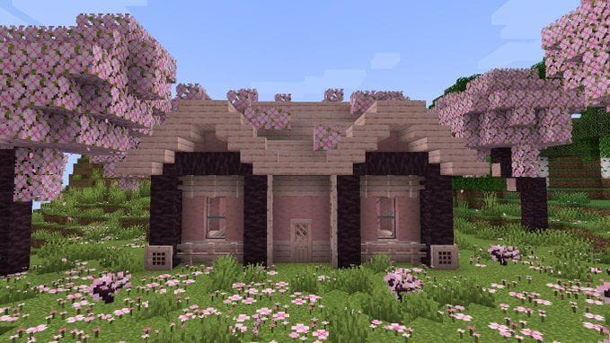 7 best cherry wood builds from Feature Me Minecraft challenge
