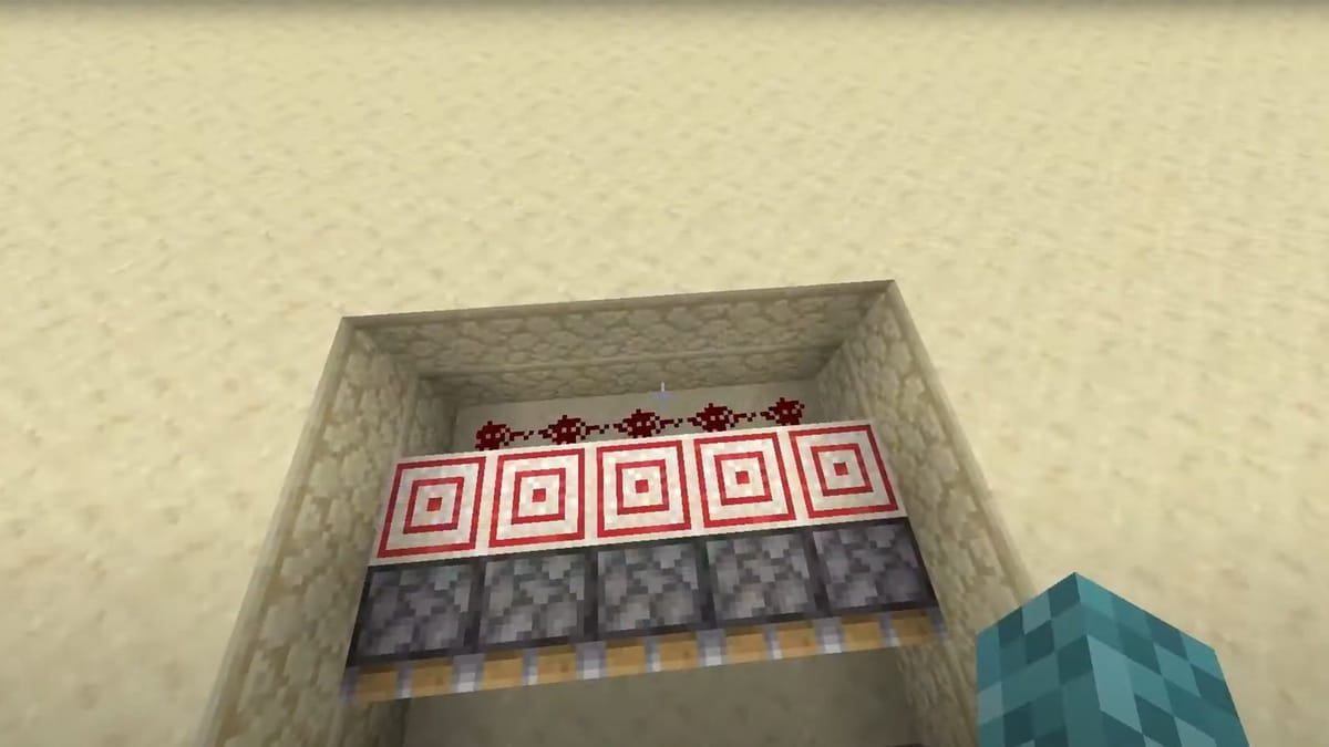 How to make a sand trap in Minecraft?