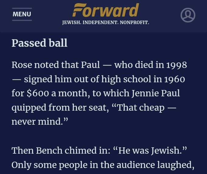 Fact Check: Did Johnny Bench make antisemitic remarks about former Reds ...