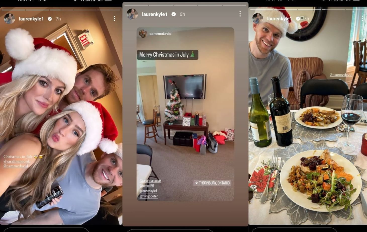 IN PHOTOS: Connor McDavid, fiancée Lauren Kyle celebrate Canada Day ...