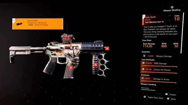 Top 5 Exotic Weapons in The Division 2