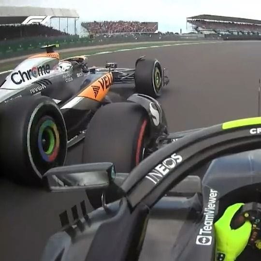 WATCH: The sensational wheel-to-wheel battle between Lewis Hamilton and ...