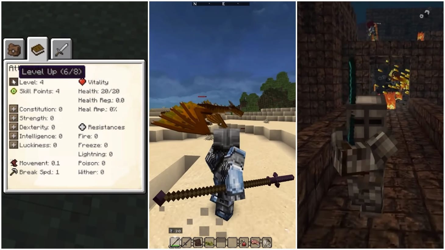 Minecraft modpacks turns the peaceful sandbox into Elden Ring