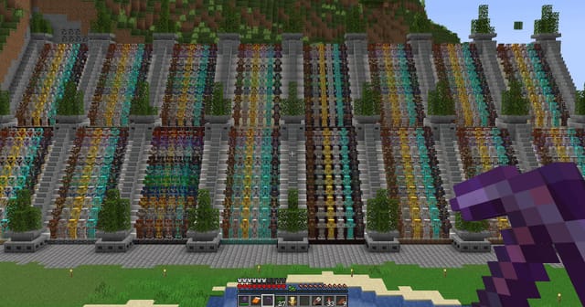 Minecraft player creates every armor trim set in Hardcore