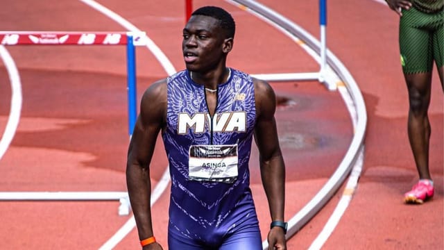 18-year-old Issam Asinga, who defeated Noah Lyles, breaks world U20 ...