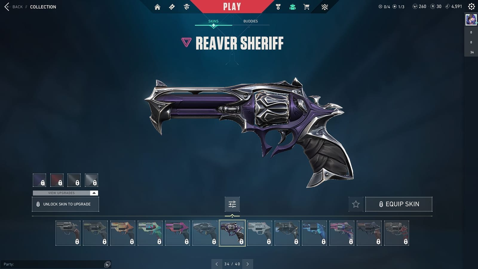 Valorant Reaver skins ranked from worst to best