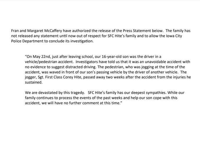 What did Fran McCaffery's son do? Iowa City car accident explained