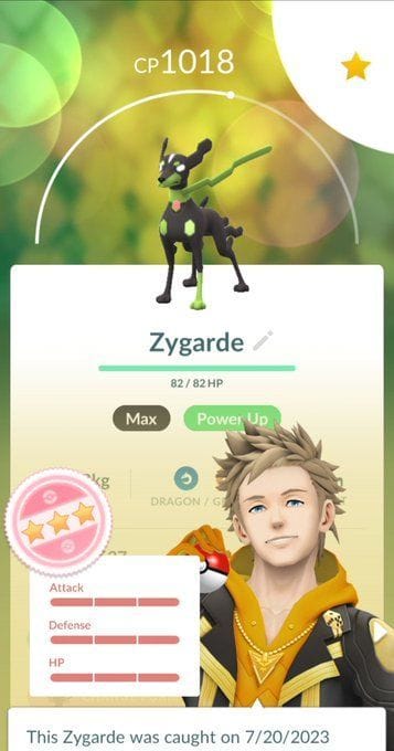 How to get Zygarde in Pokemon GO?