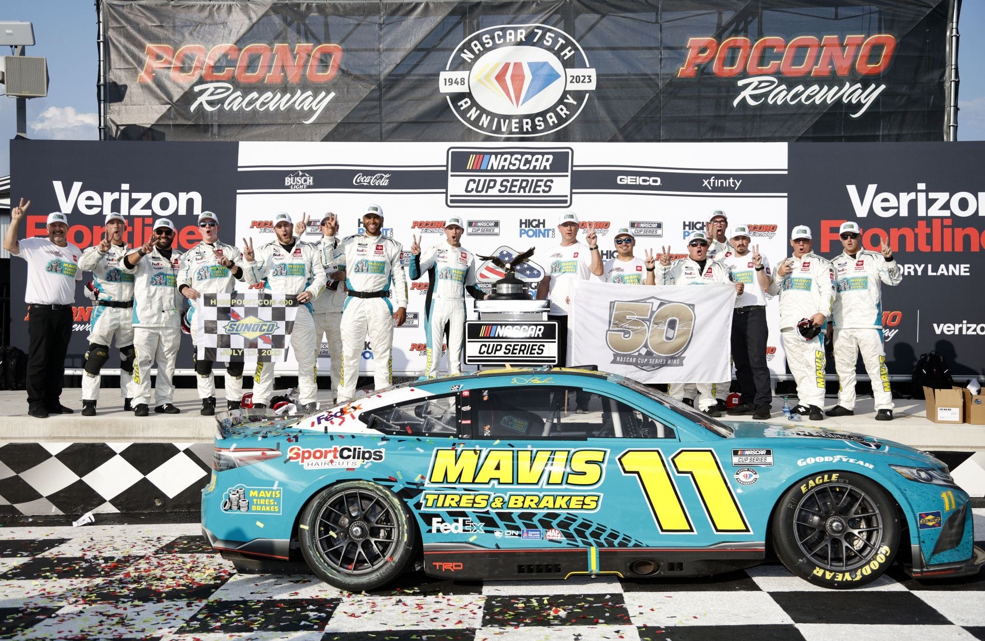 NASCAR 2023: Final results for HighPoint.com 400 at Pocono Raceway