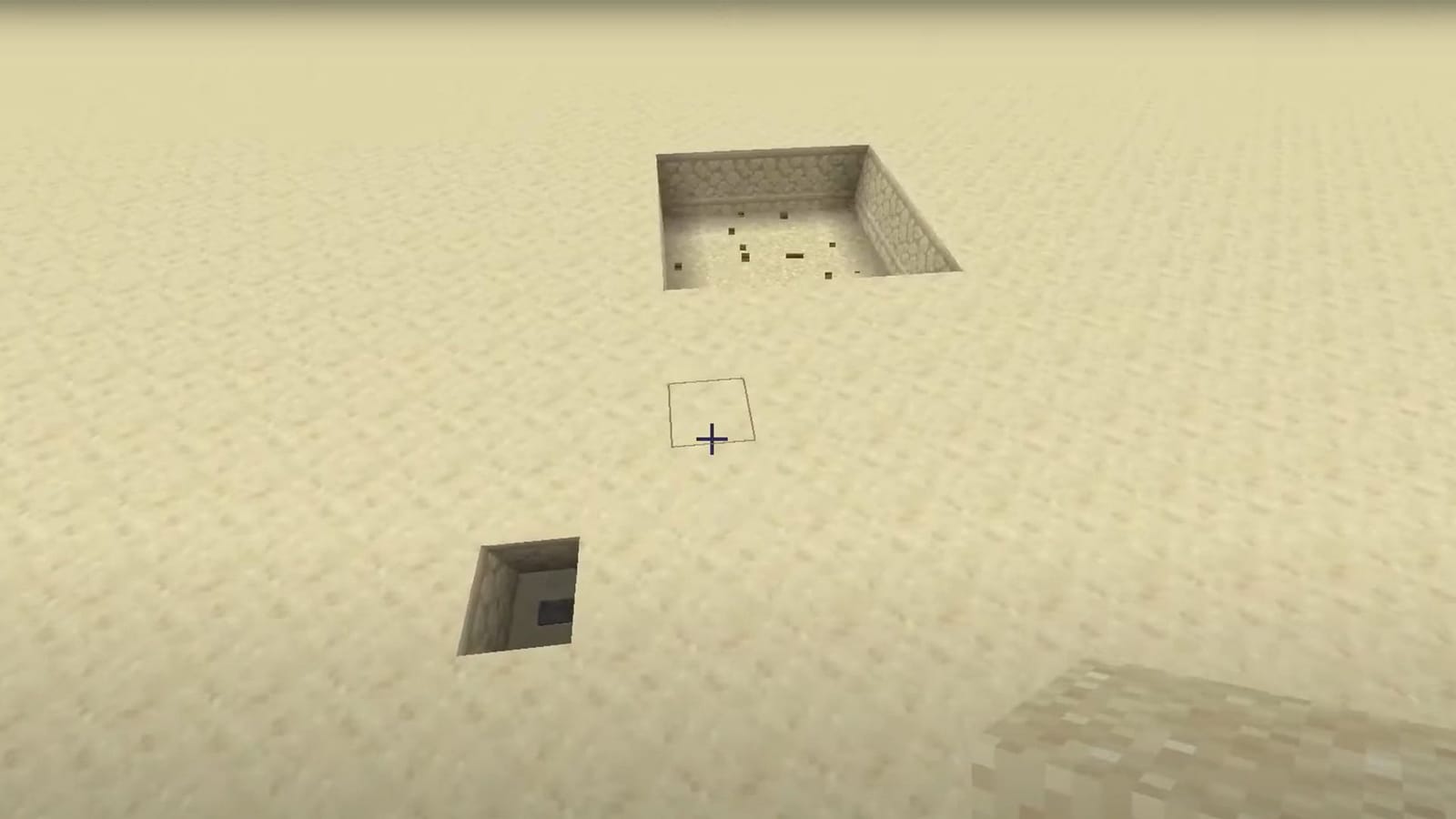 How to make a sand trap in Minecraft?