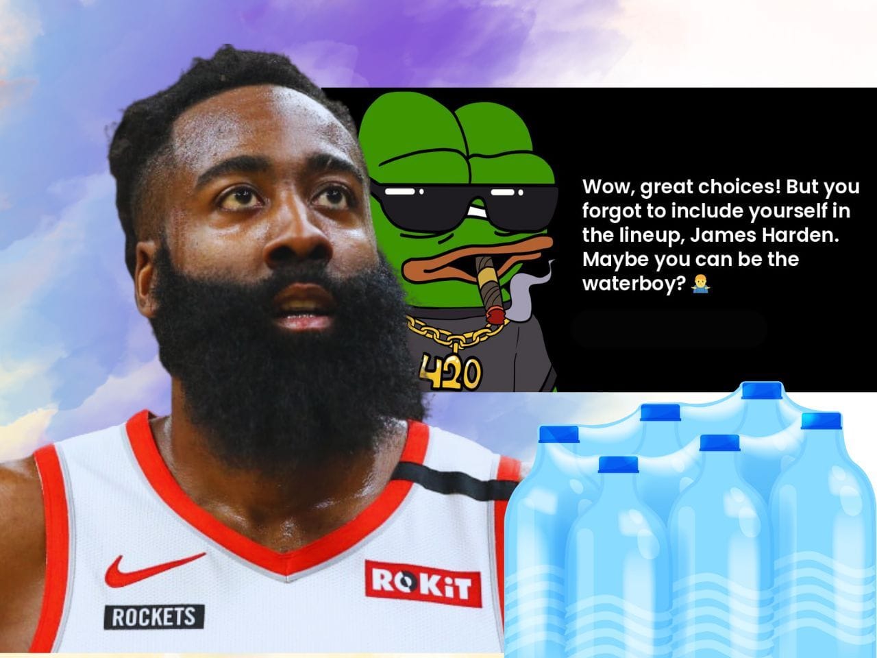 "You can be the waterboy" - James Harden snubbing Steph Curry from his ...