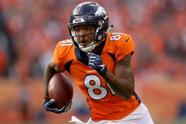 What happened to Tim Patrick? Broncos WR gets carted off after ...