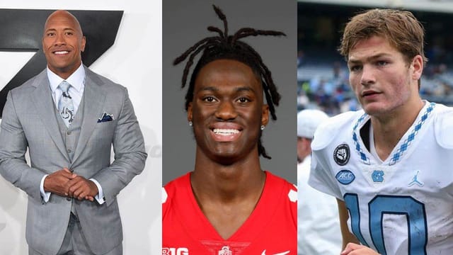 What is Dwayne Johnson's NIL program? Drake Maye, Marvin Harrison Jr ...