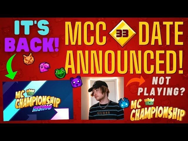 Minecraft Championship (MCC) Rising 2 date and time announced
