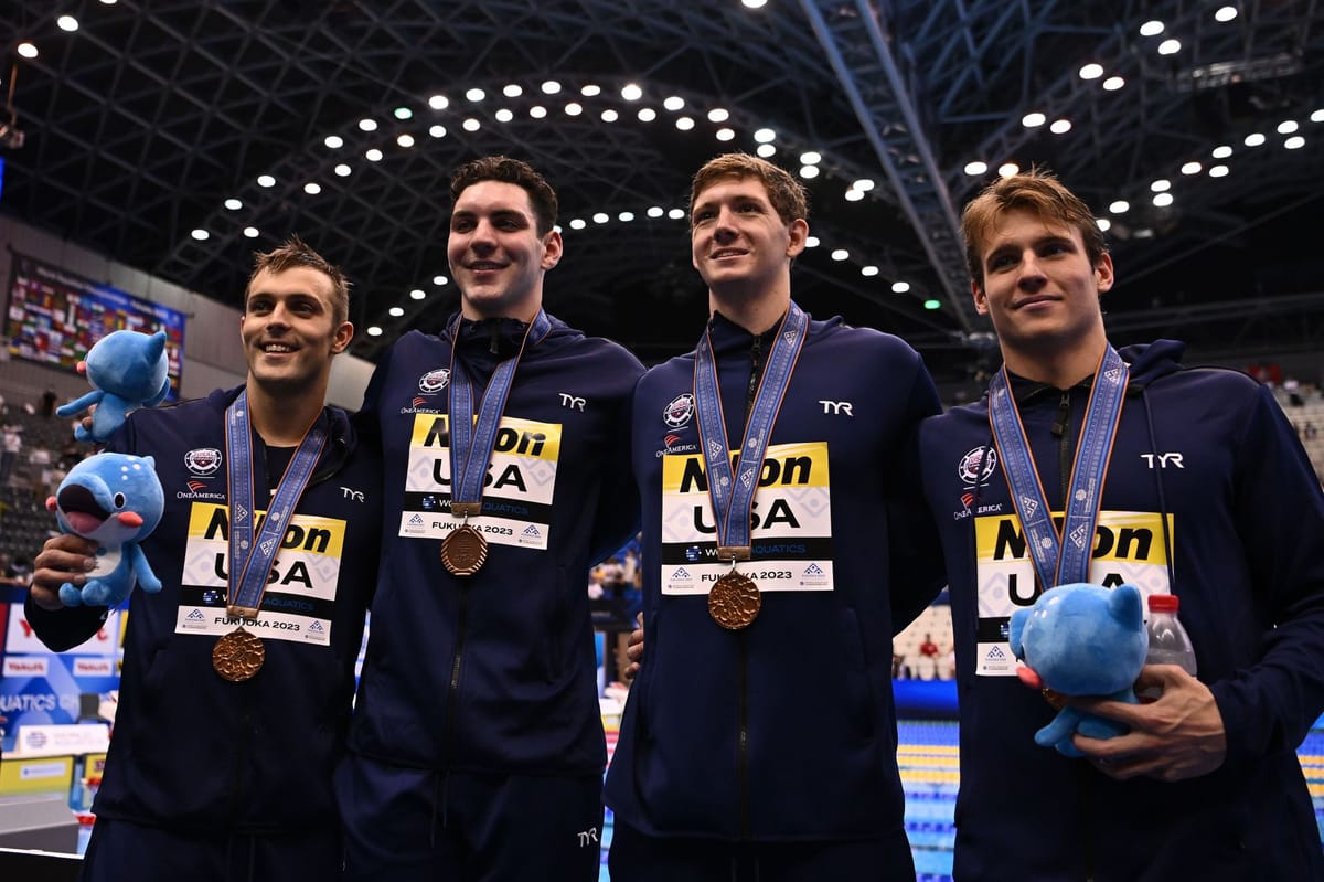 Jack Alexy clinches silver at World Aquatics Championships in Fukuoka ...