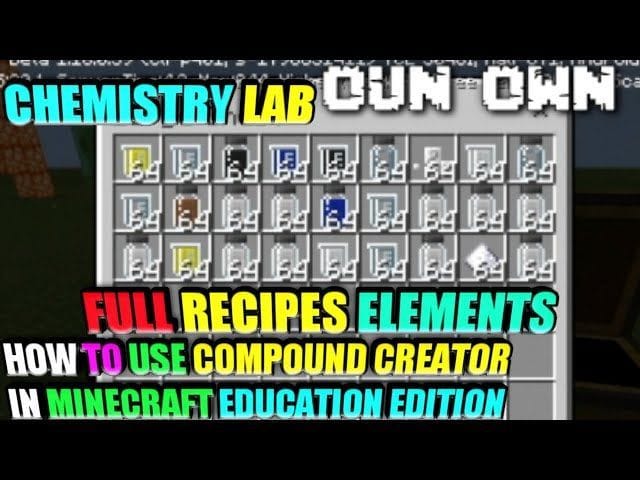 What is the Unknown Element in Minecraft: Education Edition?