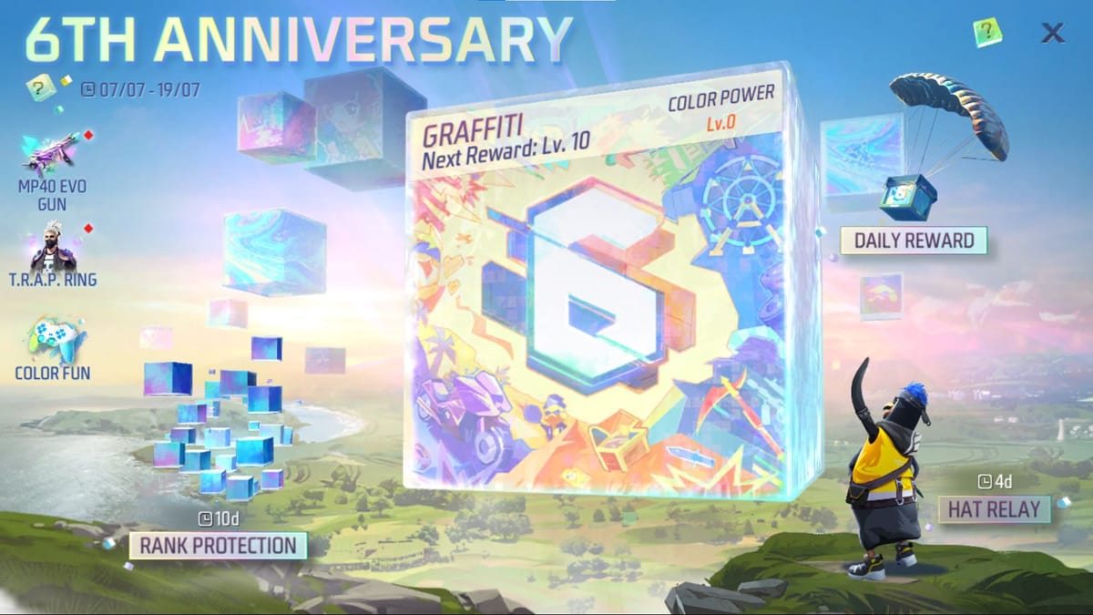 How to get 6th Anniversary Motorbike in Free Fire MAX