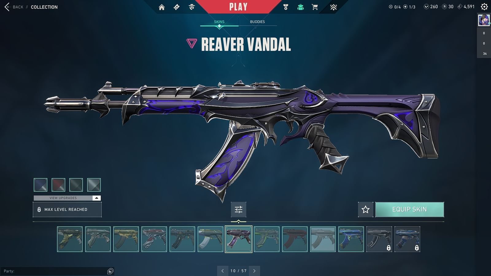 Valorant Reaver skins ranked from worst to best