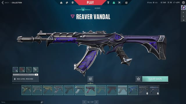 Valorant Reaver skins ranked from worst to best