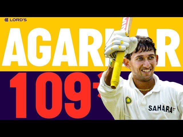 [Watch] When new chief selector Ajit Agarkar hit a Test hundred at Lord ...
