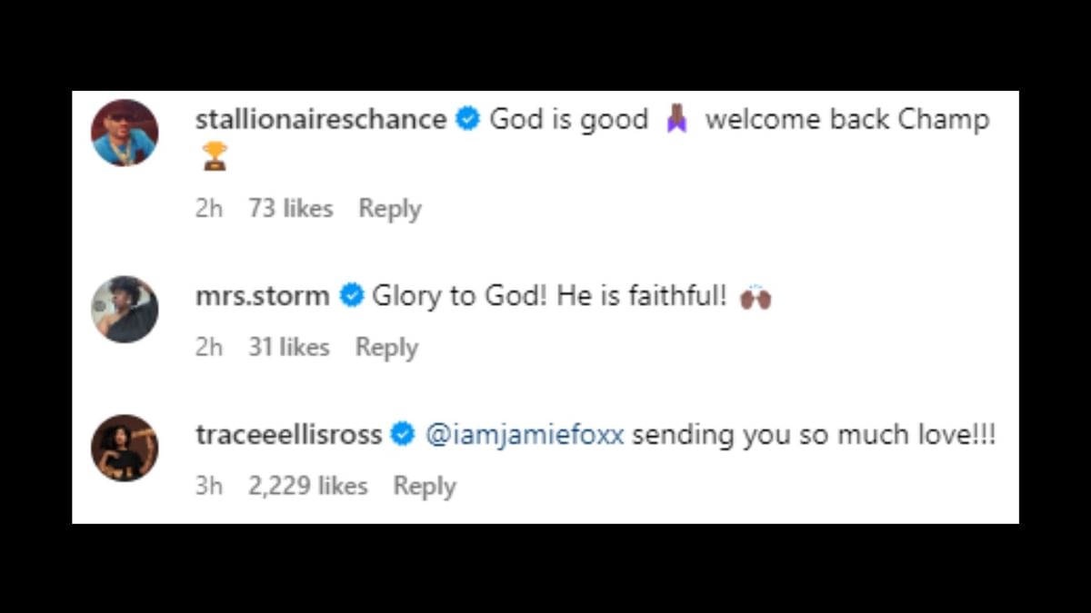 "I just didn't want you to see me like that": Jamie Foxx leaves fans ...