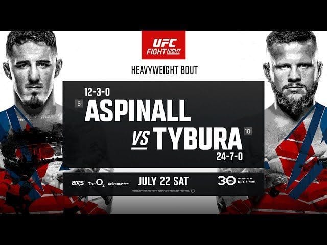 UFC Fight Tonight: Is there a UFC card on Saturday, July 22, 2023?