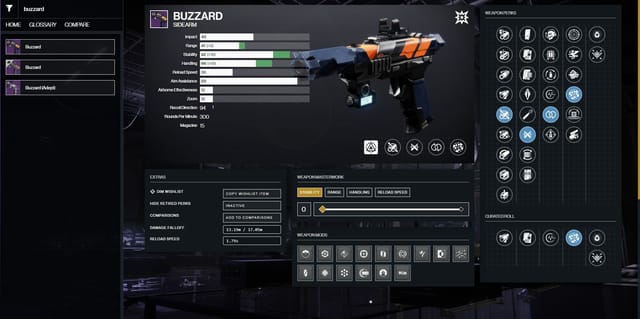 Destiny 2 Buzzard Sidearm god rolls, how to get, and more