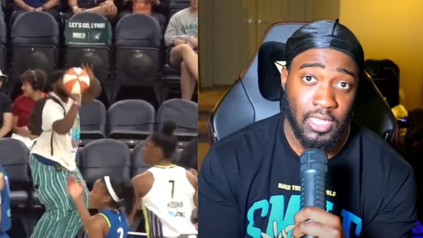 Watch: Controversial streamer JiDion gets kicked out of WNBA game for ...
