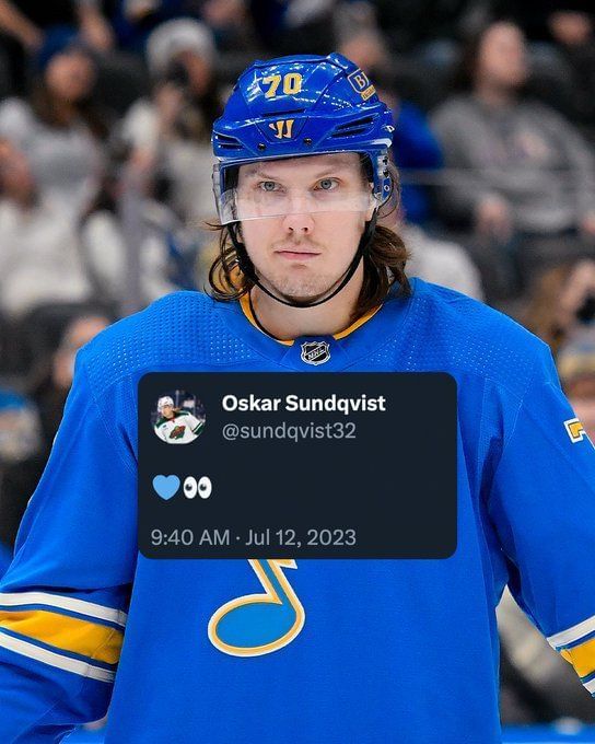 Oskar Sundqvist: Oskar Sundqvist contract: How much is St. Louis Blues ...