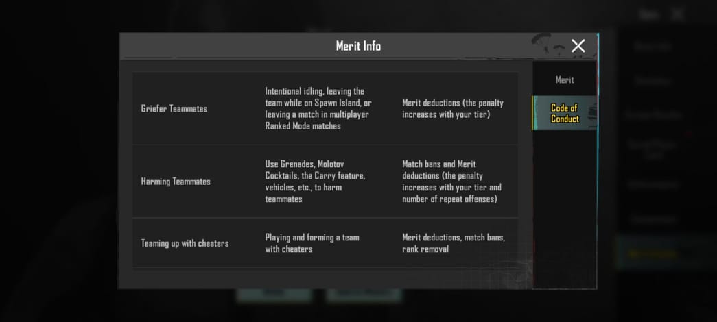 How to increase merit in BGMI