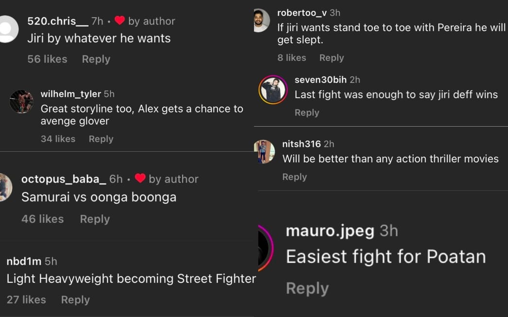 "Samurai vs oonga boonga" - Fans rally behind the idea of Alex Pereira ...