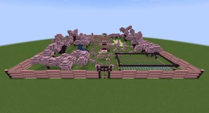 7 best cherry wood builds from Feature Me Minecraft challenge