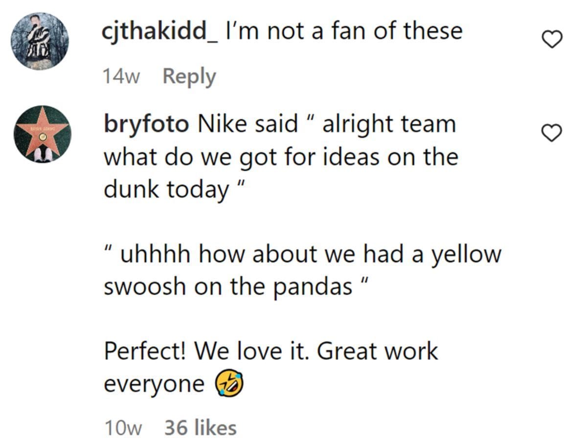 Sneakerheads dismiss the upcoming Nike Dunk Low "Black/Yellow" Panda ...