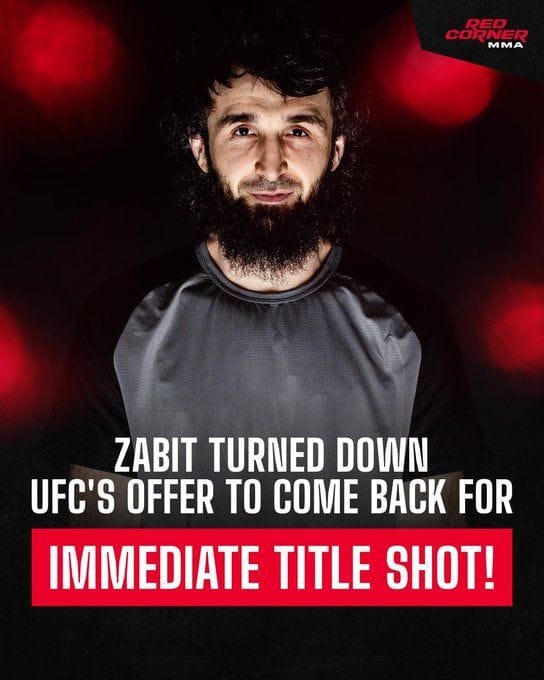 Zabit Magomedsharipov offered title fight for surprising UFC return