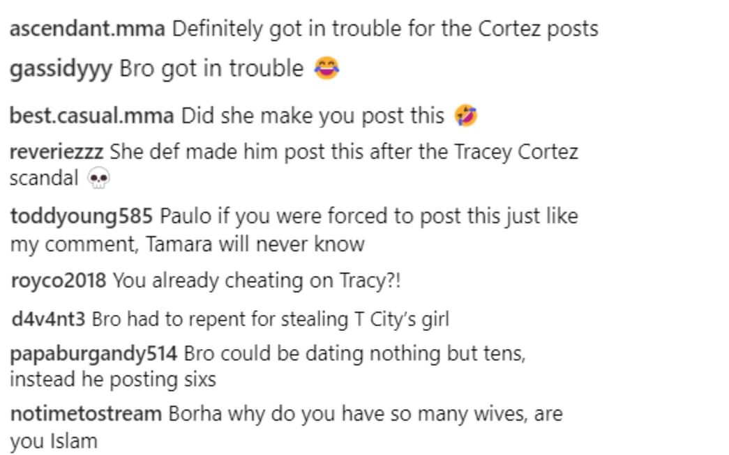 Paulo Costa girlfriend: "Did she make you post this?" - Fans suspect ...