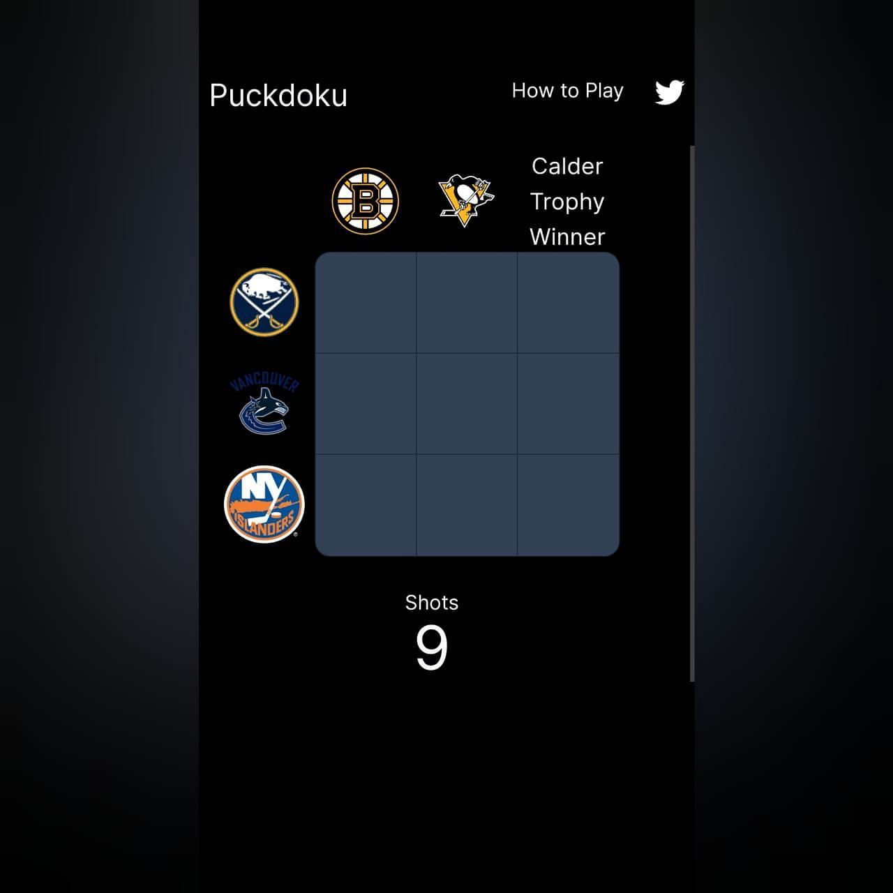 NHL Immaculate Grid: Puckdoku July 6 answers NHL Immaculate Grid: Puckdoku July 6 answers