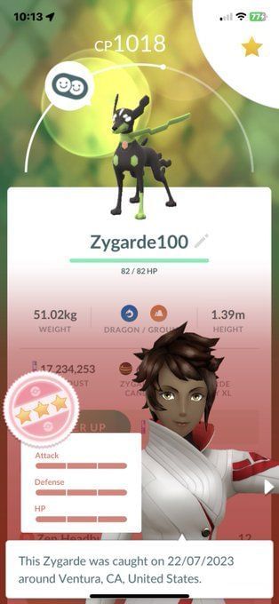 How to get 100% IV (Hundo) Zygarde in Pokemon GO?
