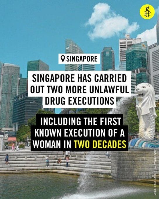 death penalty: "Barbaric stance": Singapore's death penalty for drug ...